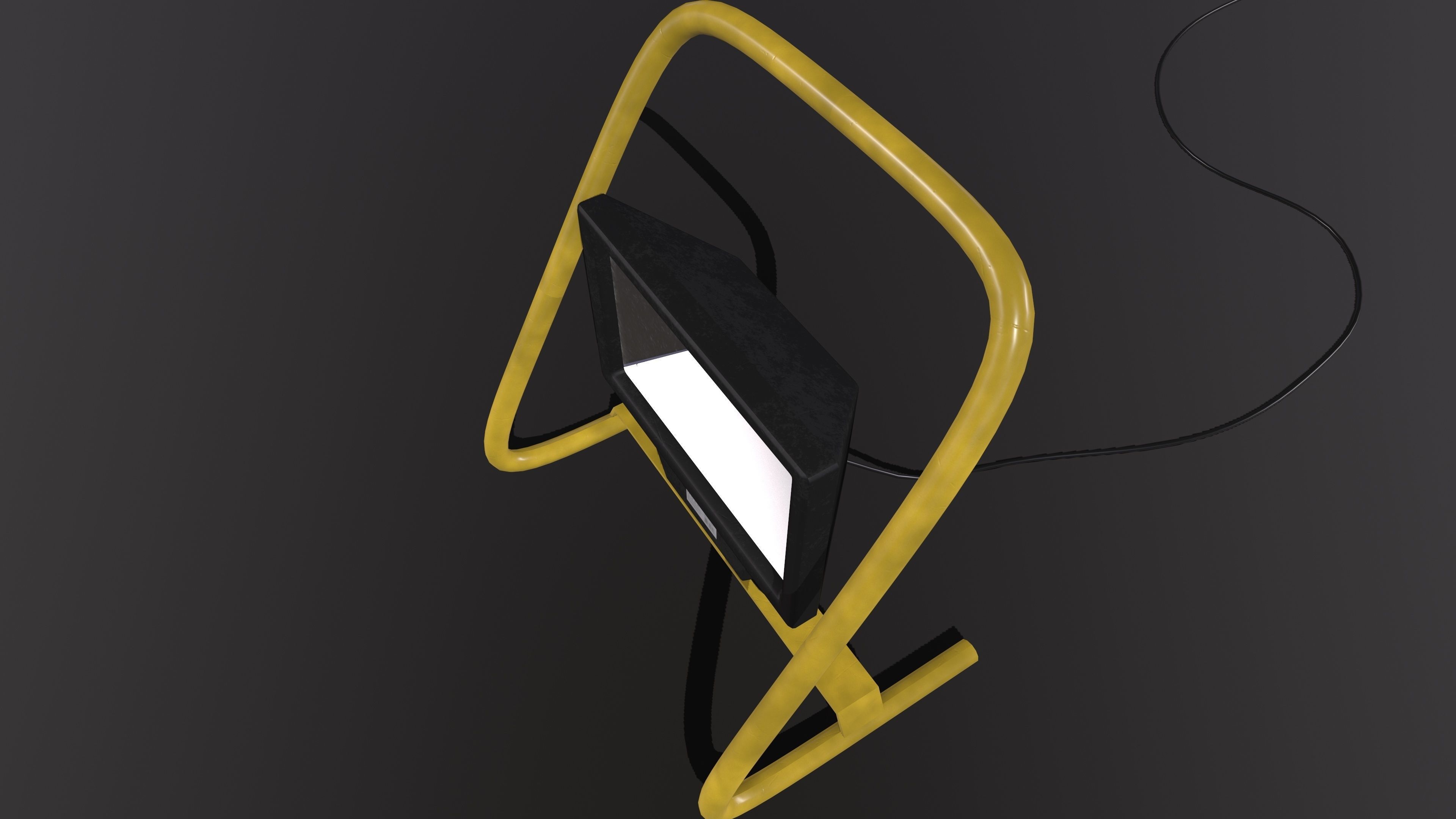 Construction spotlight 3D model | CGTrader