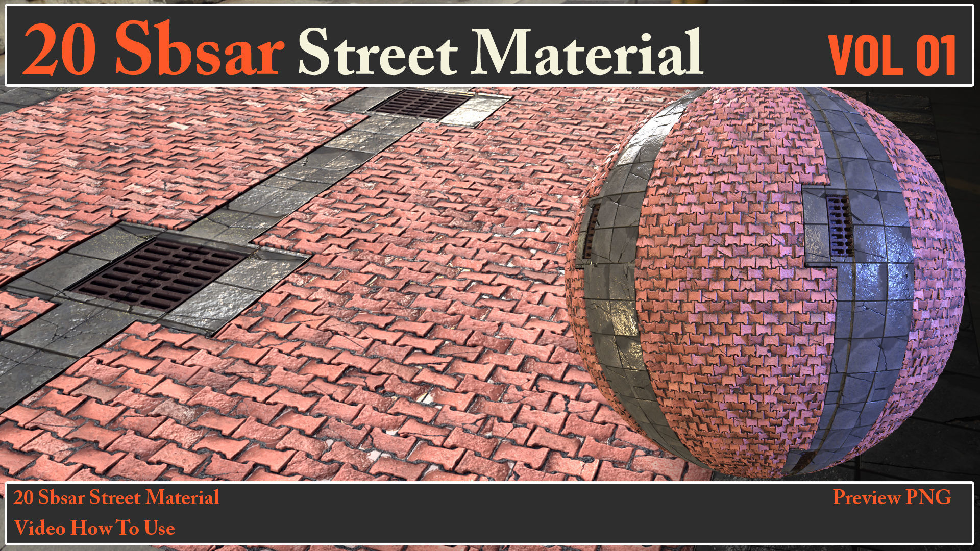 20 SBSAR Street Material VOL01 - Video How To Use Texture | CGTrader