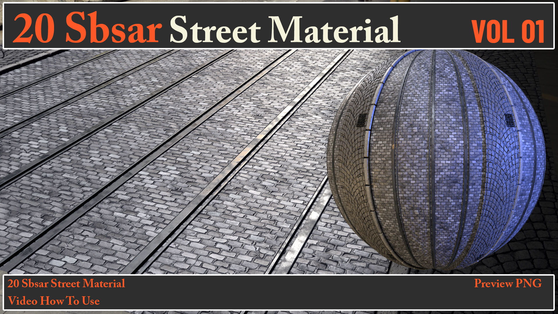 20 SBSAR Street Material VOL01 - Video How To Use Texture | CGTrader