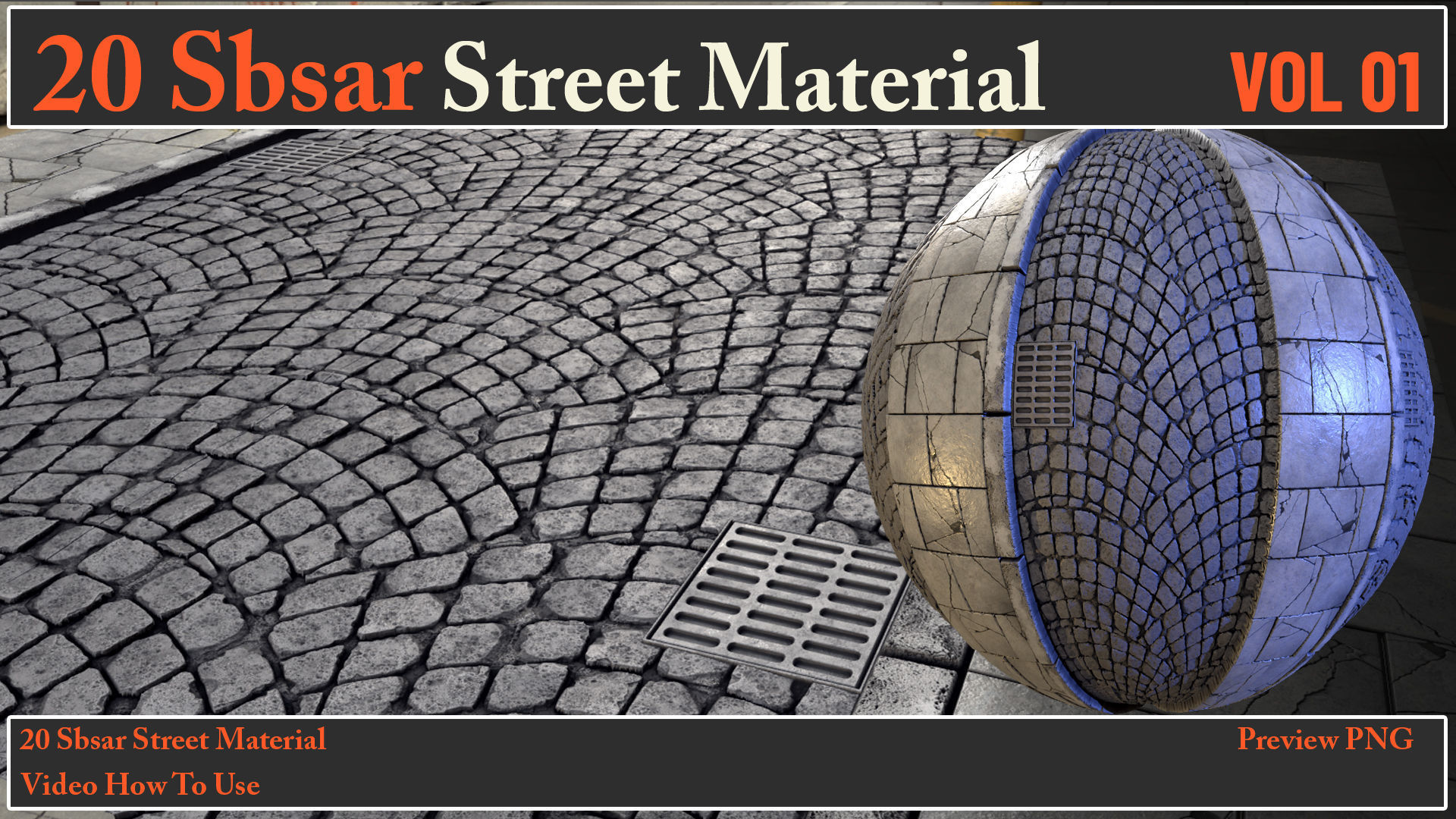 20 SBSAR Street Material VOL01 - Video How To Use Texture | CGTrader