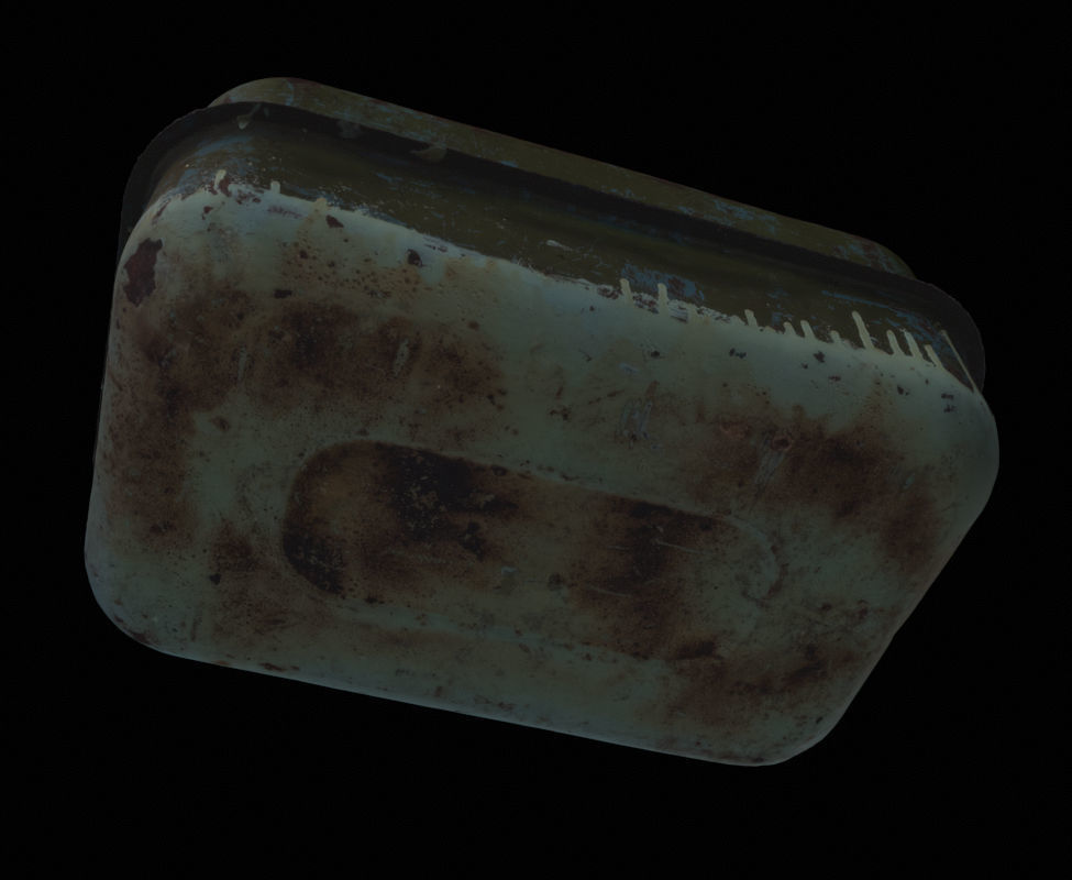 Old USSR Soviet Fuel Canister free 3D model | CGTrader