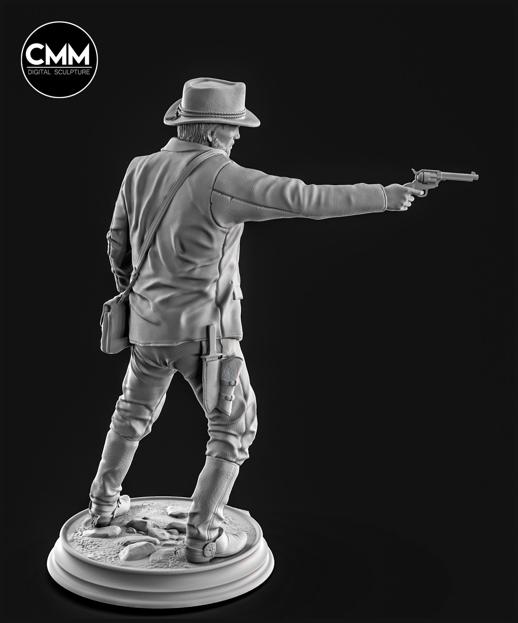 Red dead redemption fan art 3D model 3D printable | CGTrader