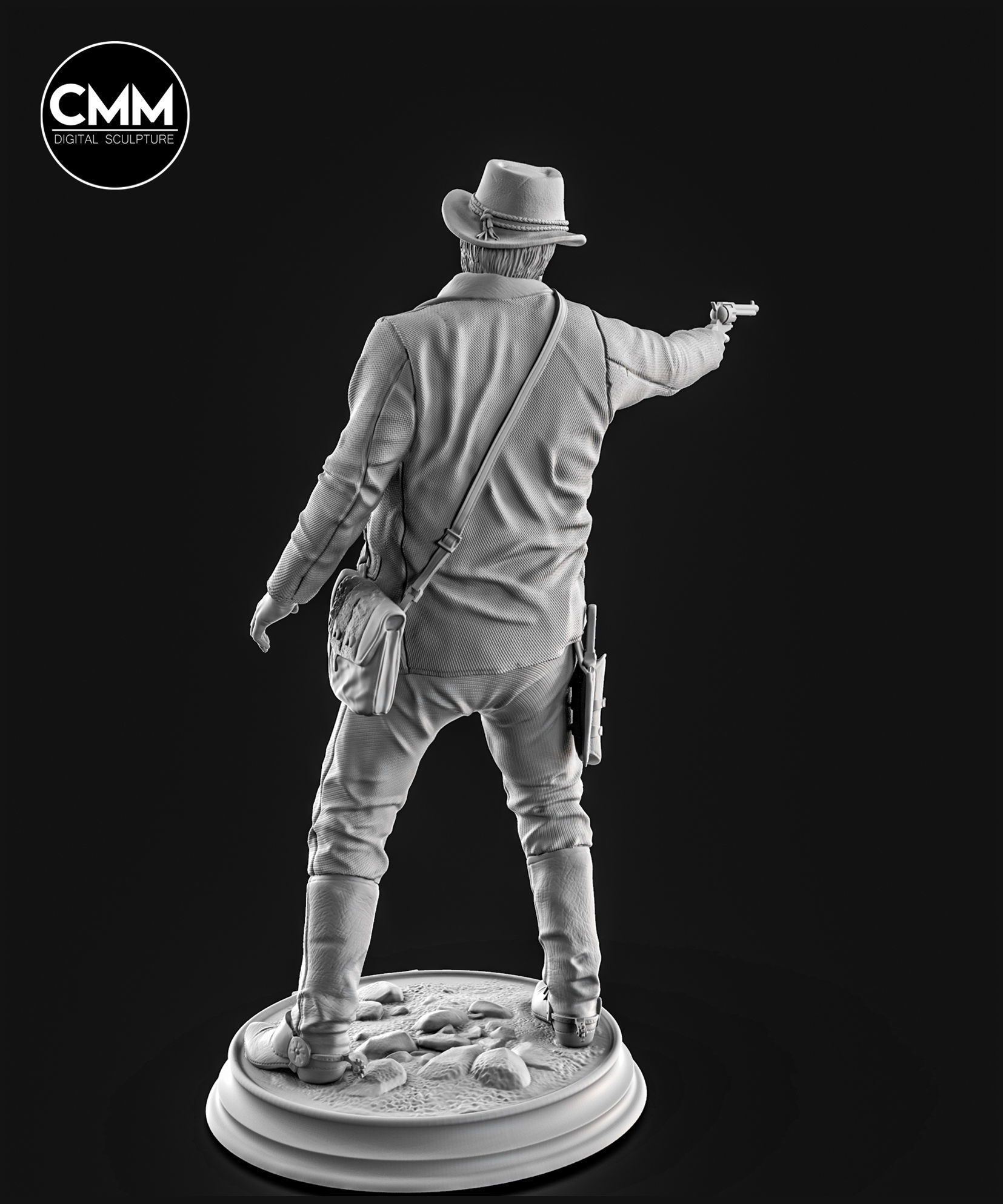 Red dead redemption fan art 3D model 3D printable | CGTrader