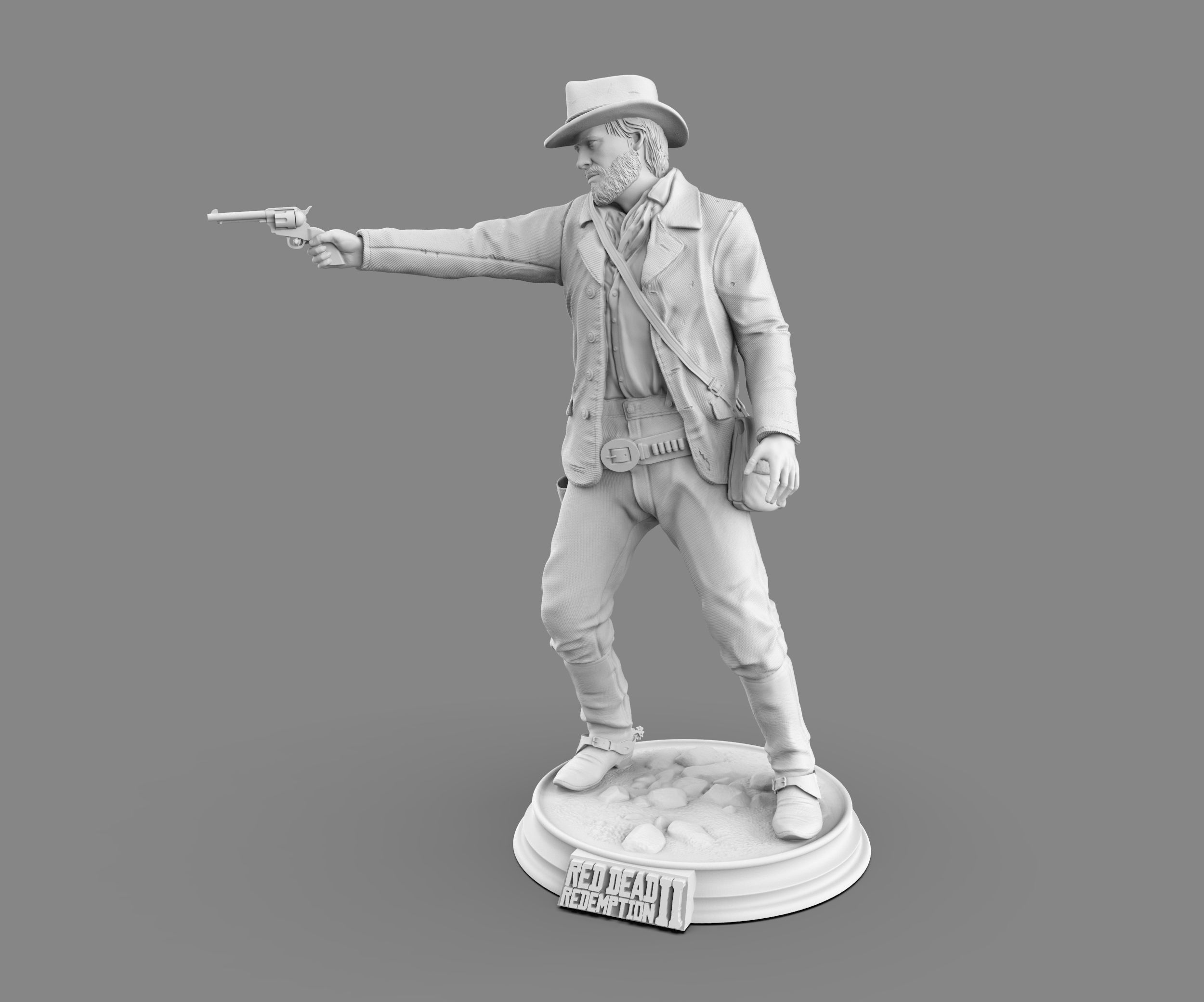 Red dead redemption fan art 3D model 3D printable | CGTrader