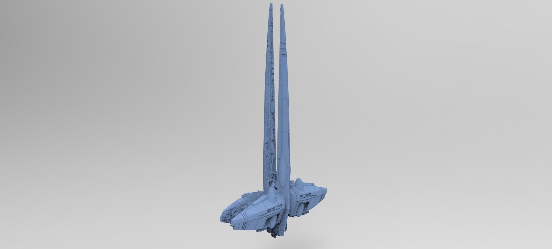 Wraith Interceptor architecture tall 1 3D model | CGTrader