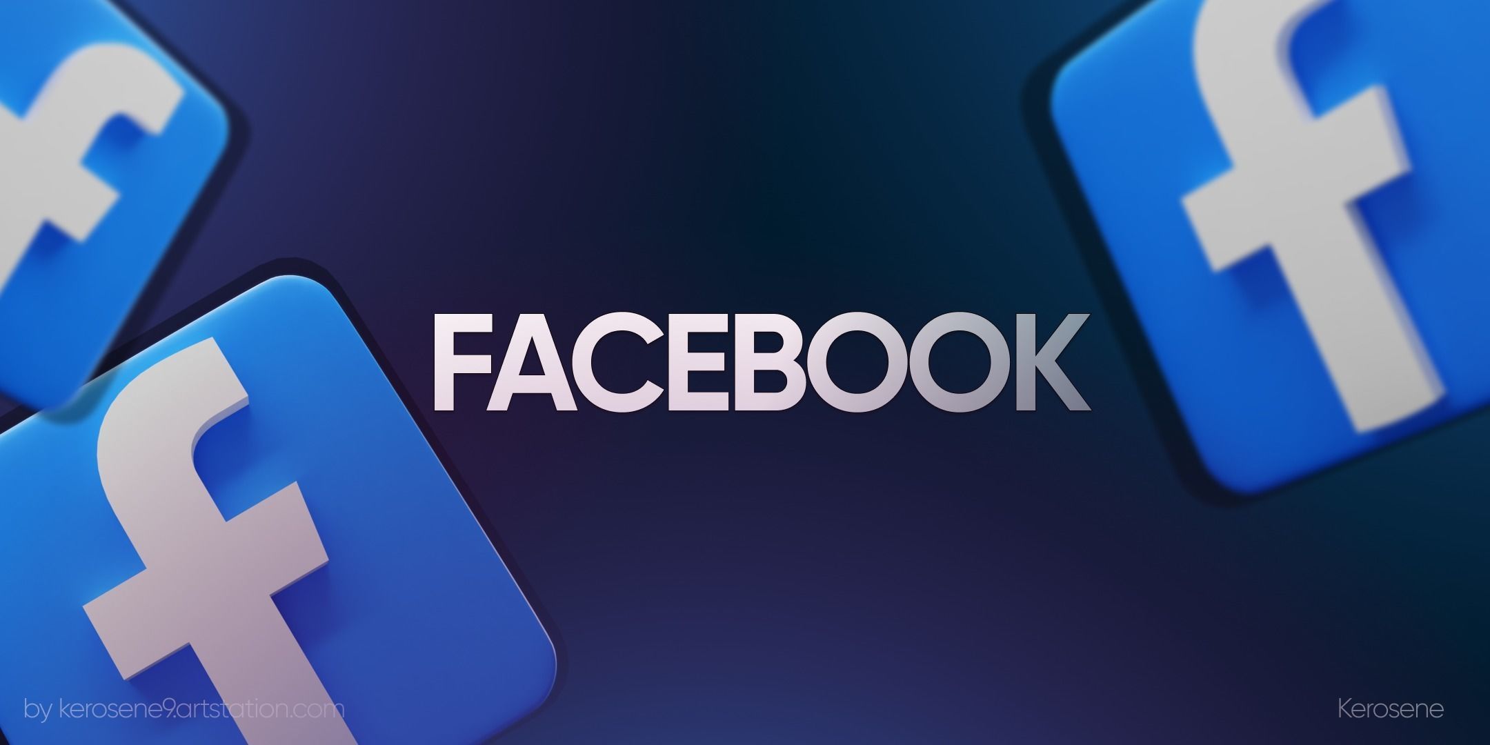 Social Media Icons 3D model 3D model | CGTrader