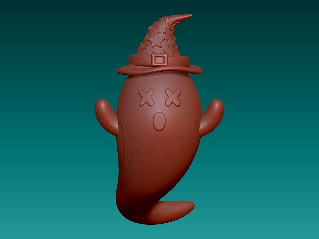 cute ghost 3d printable model 3D model 3D printable | CGTrader