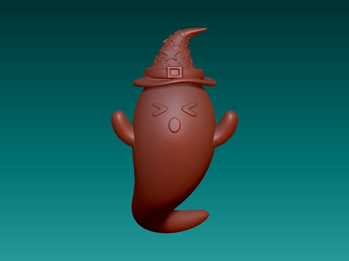 cute ghost 3d printable model 3D model 3D printable | CGTrader