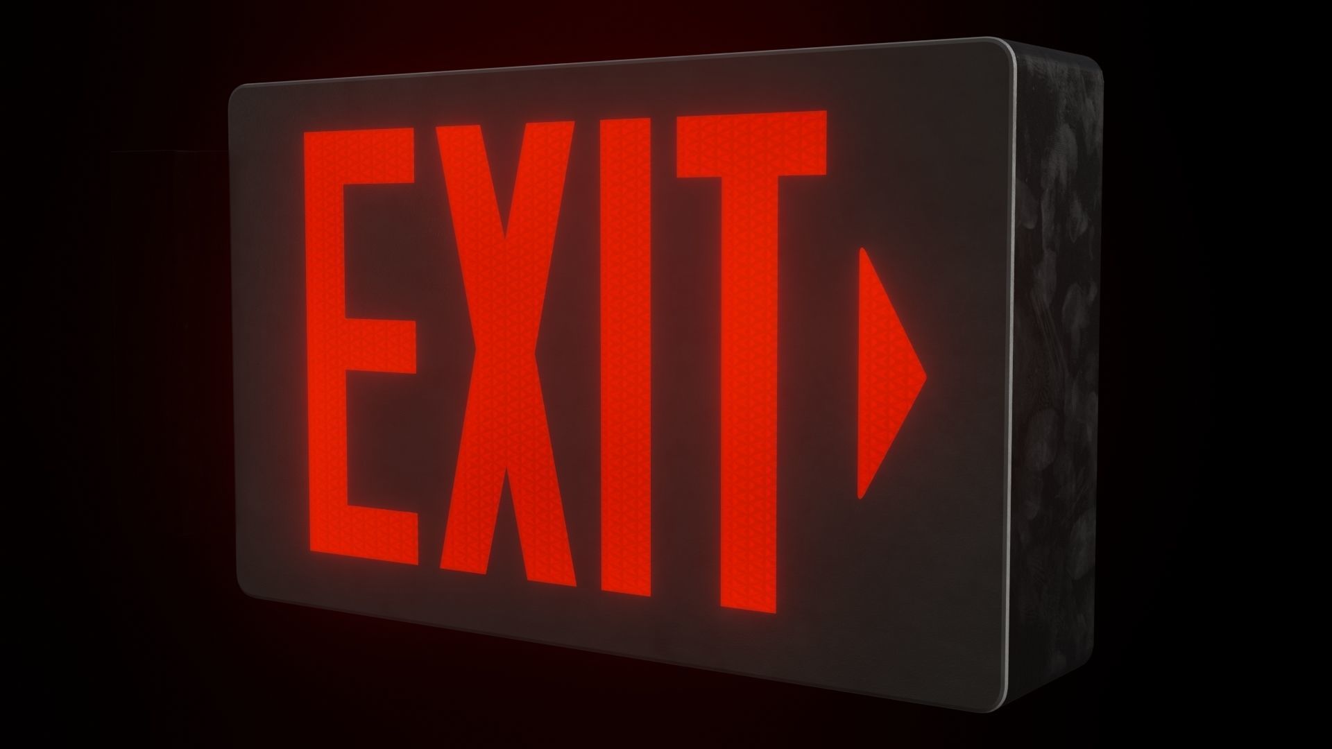Exit Sign 3D Model 3D model | CGTrader