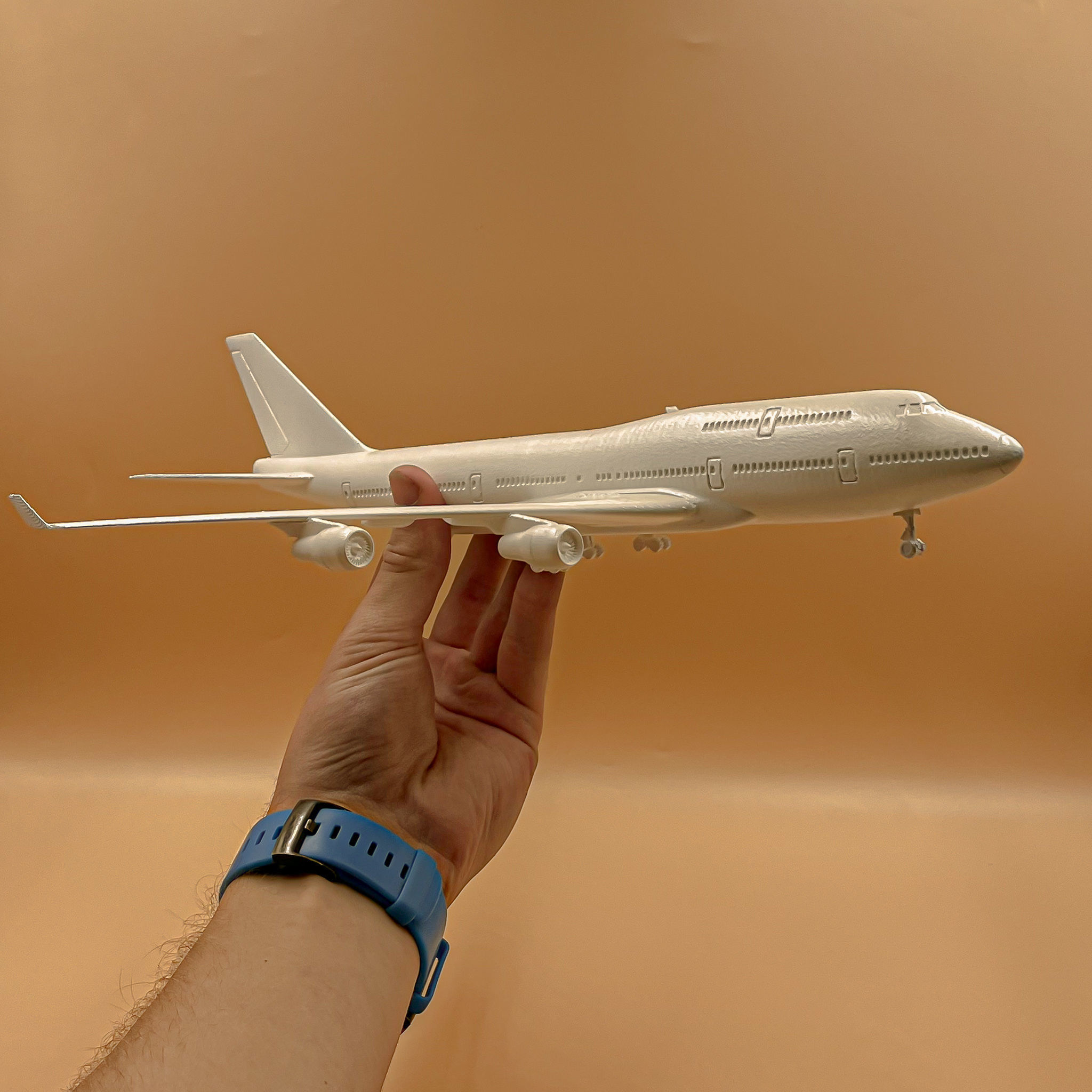 Airplane Boeing 747 - 400 Scale 1 200 3D model 3D printable | CGTrader