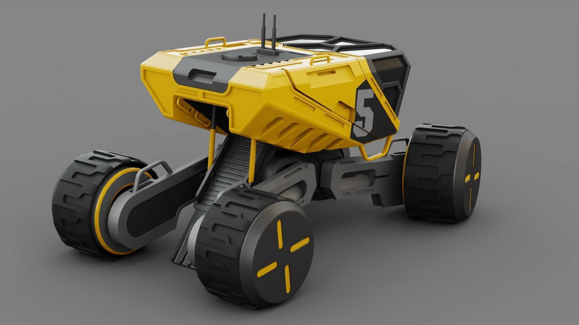 PLANET EXPLORER R20 RIGGED 3D model rigged | CGTrader