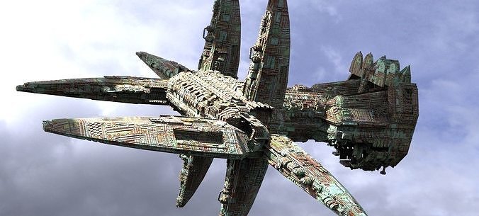 Wraith Destroyer Ship 3D model | CGTrader