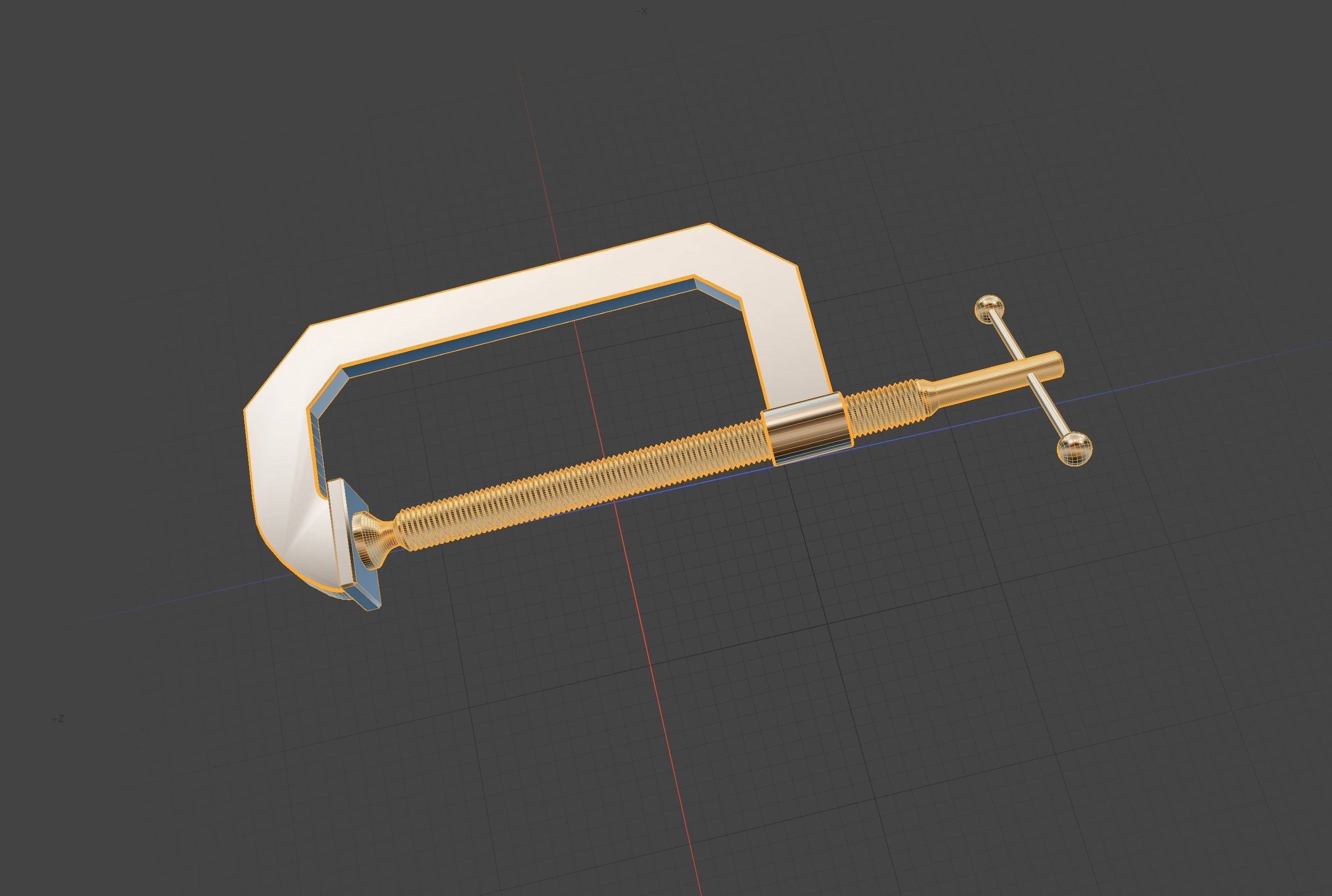 Industrial Clamp 3D model | CGTrader