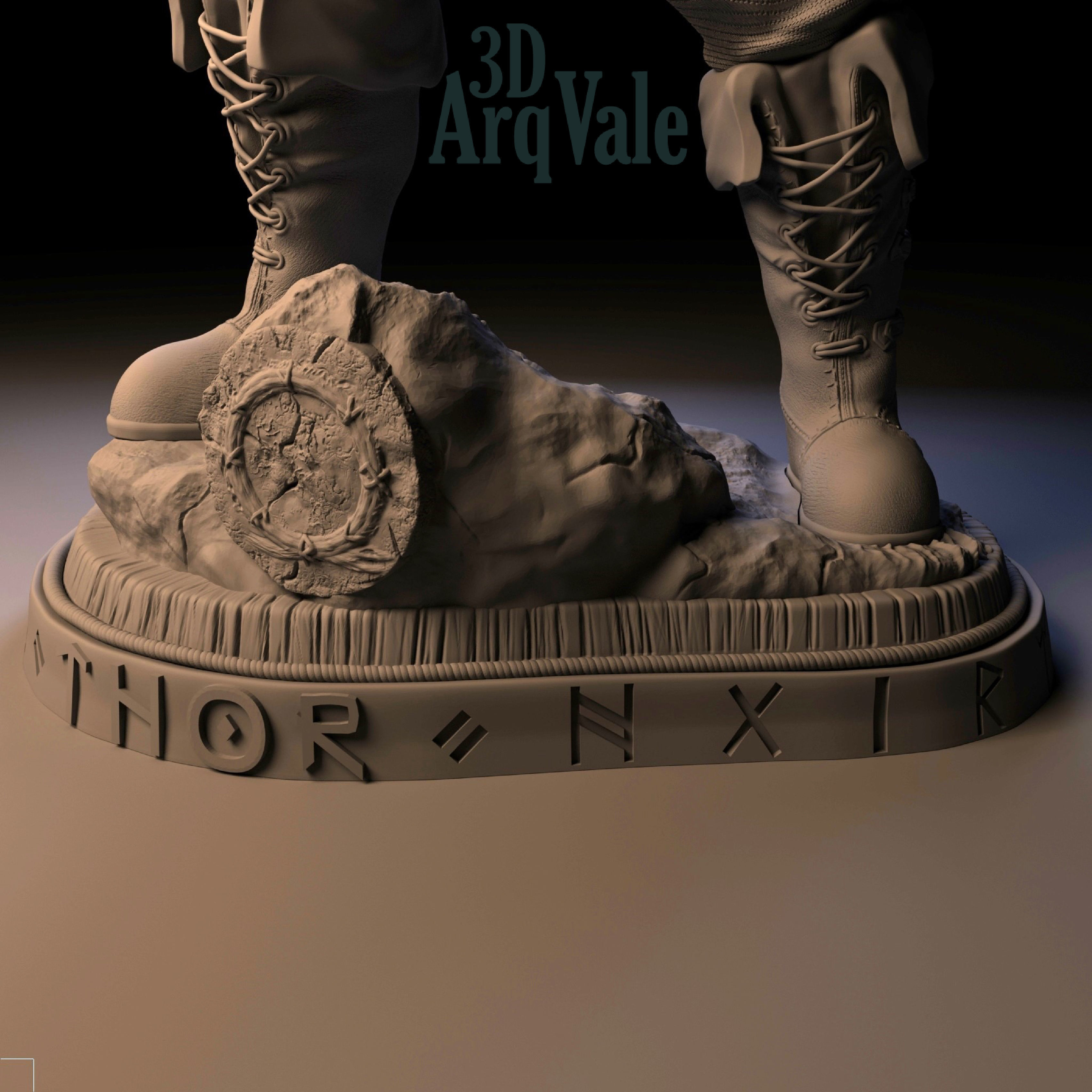 Thor - God of War Ragnarok 3D model 3D printable | CGTrader
