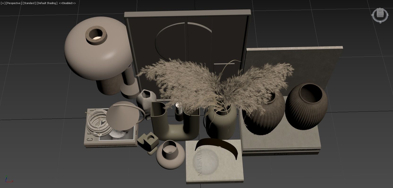 Decor Set 077 3D model | CGTrader