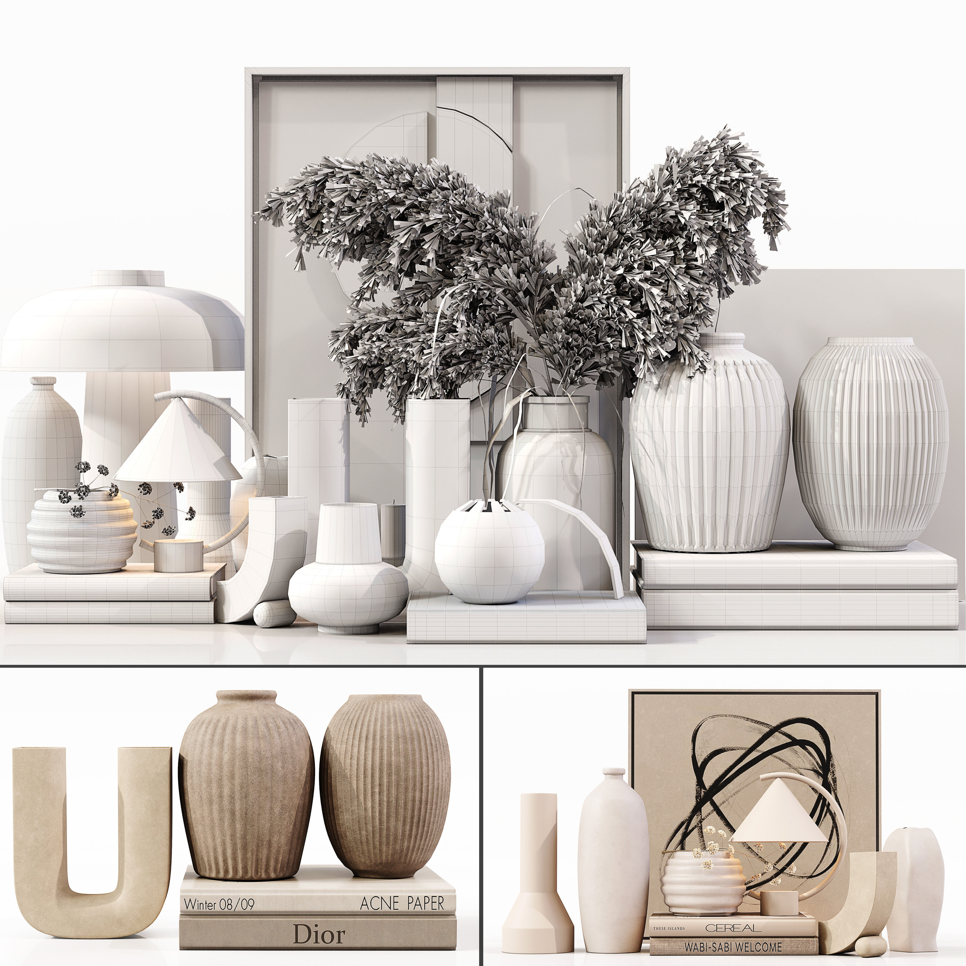 Decor Set 077 3D model | CGTrader