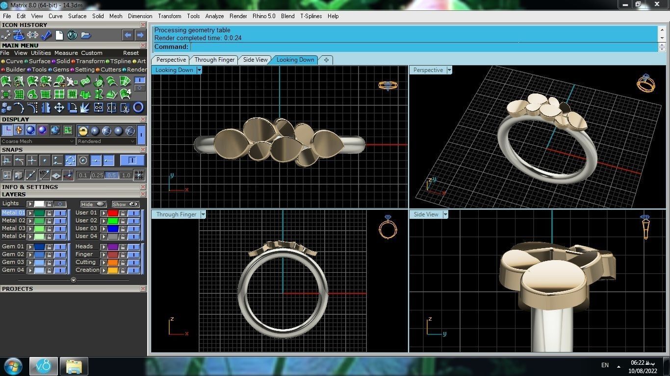 Simple Ring 3D model 3D printable | CGTrader