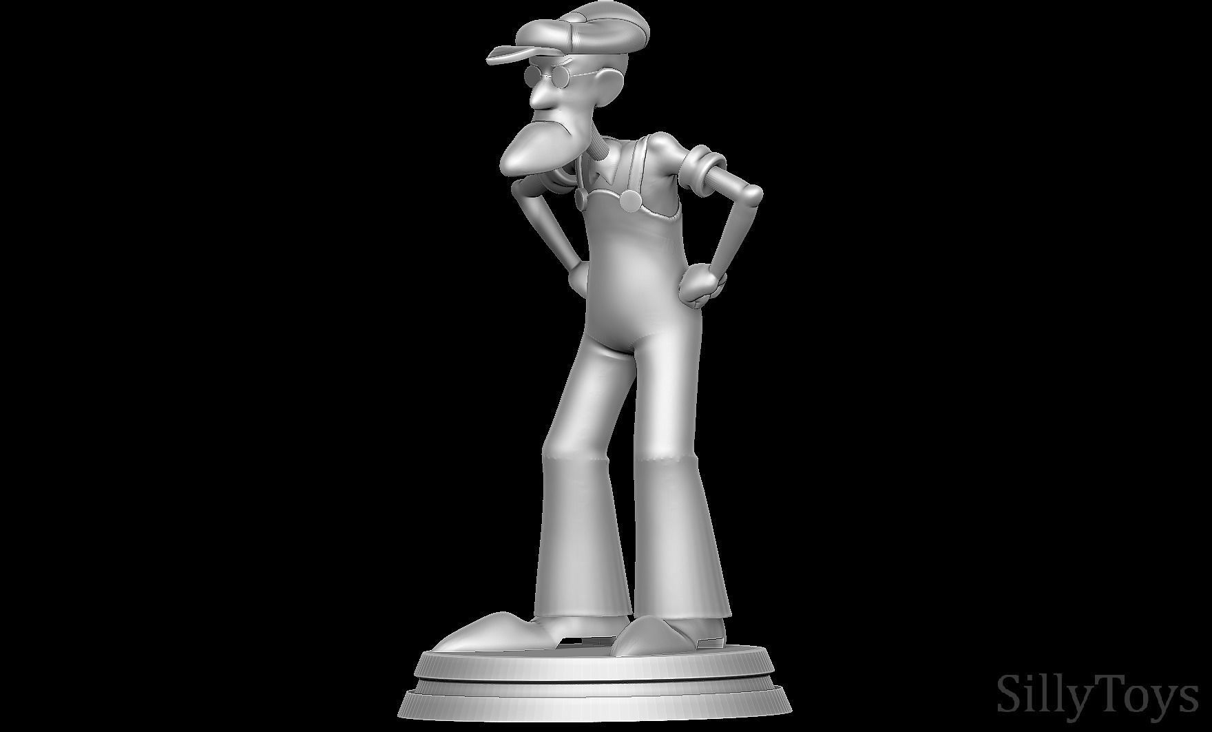 Eustace Bagge - Courage the Cowardly Dog 3D model 3D printable | CGTrader