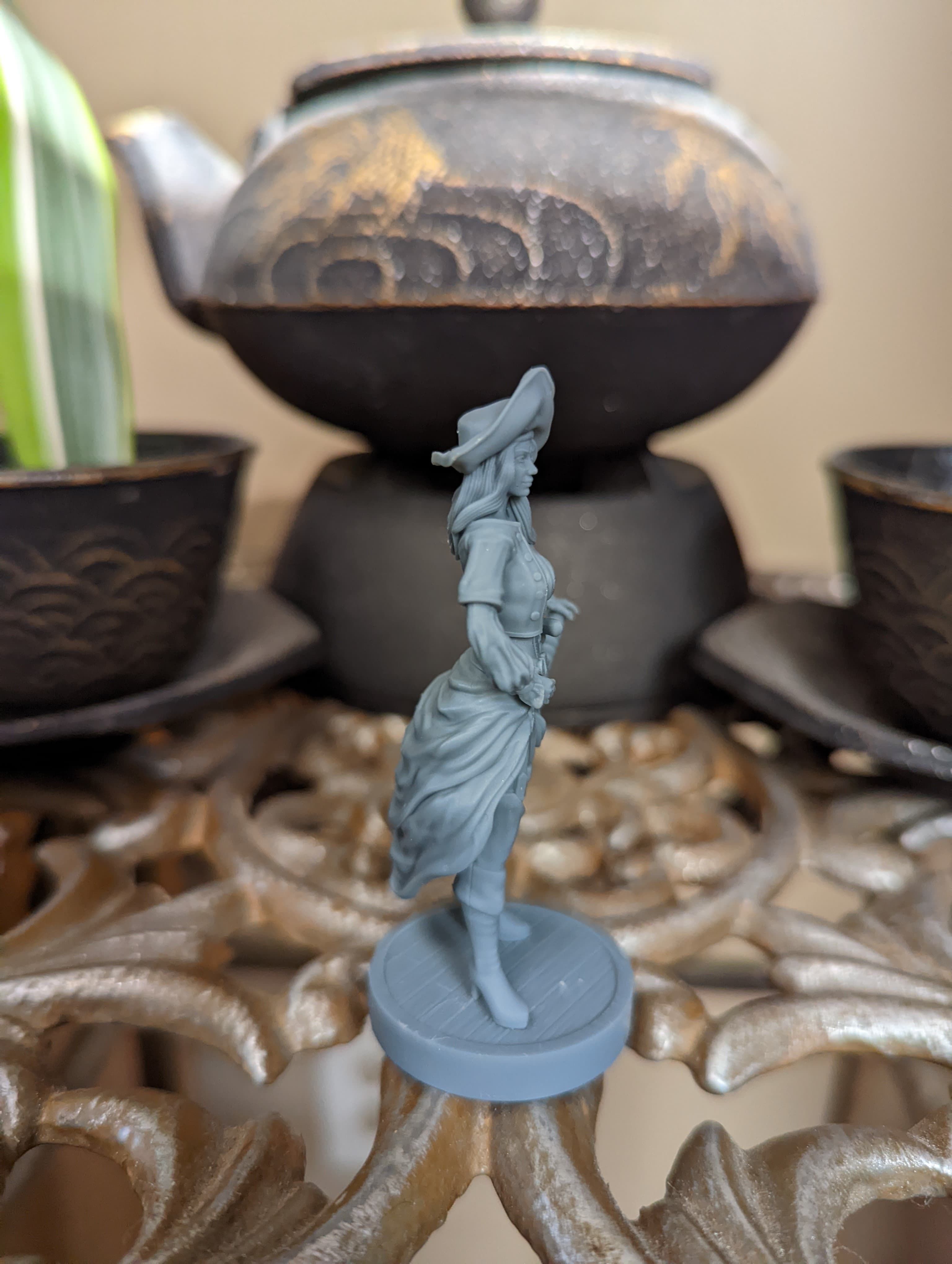 Clarrise clarese - female pirate 3D model 3D printable | CGTrader