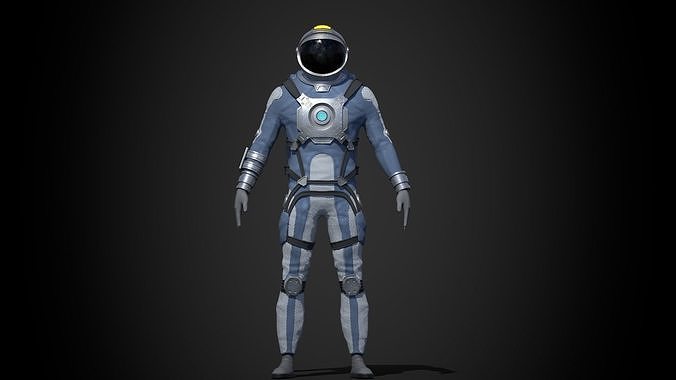 3D model Space man VR / AR / low-poly | CGTrader