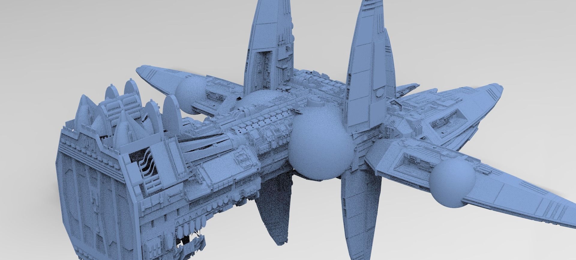 Wraith Interceptor architecture 14 3D model | CGTrader