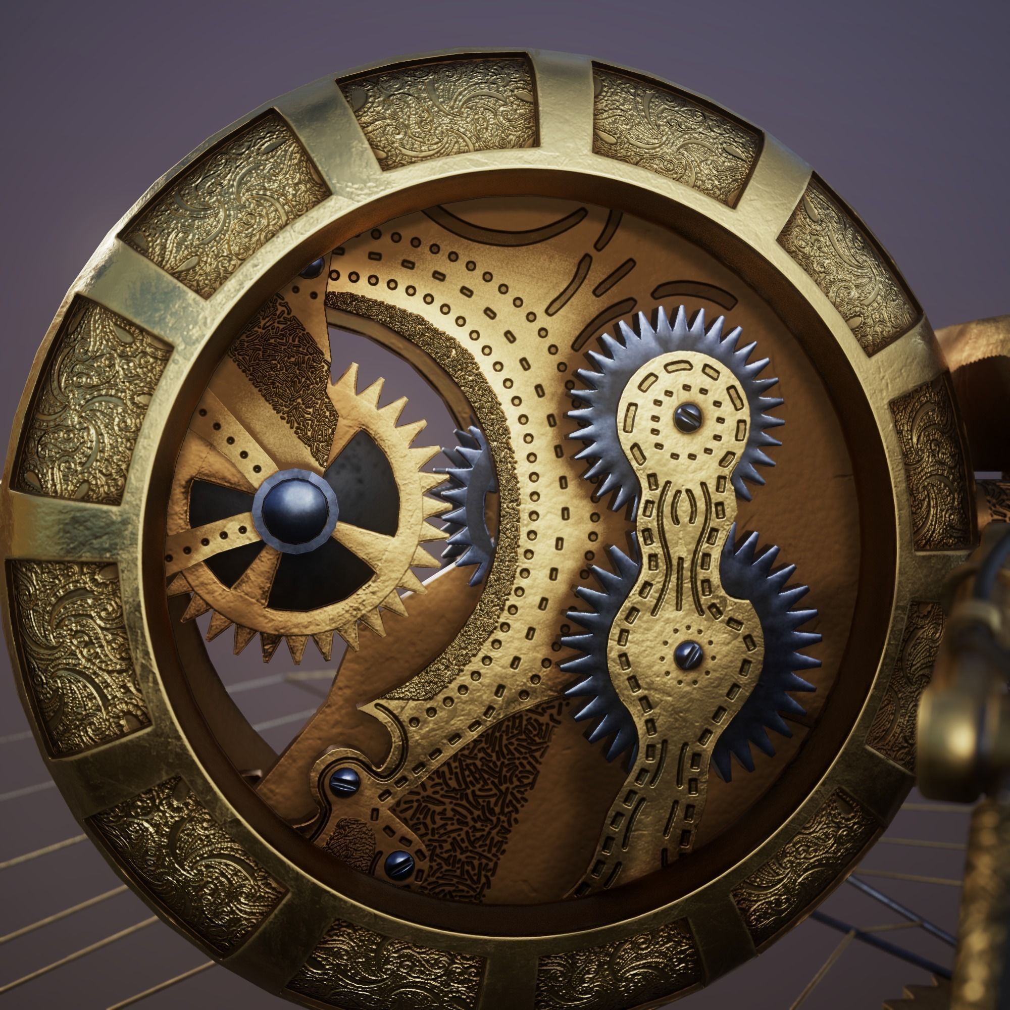 Clockpunk Steampunk spider PBR 4K Robot Animal 3D model | CGTrader