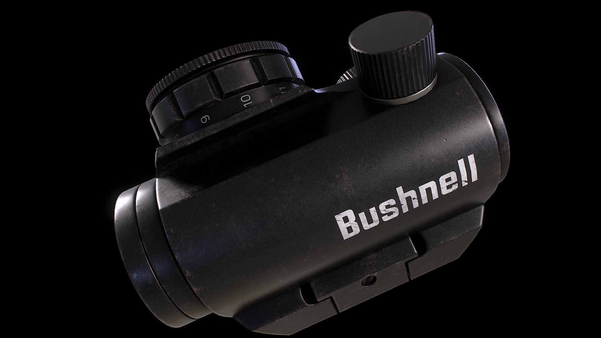 3D model Bushnell Trophy Red Dot Scope TRS-25 VR / AR / low-poly | CGTrader