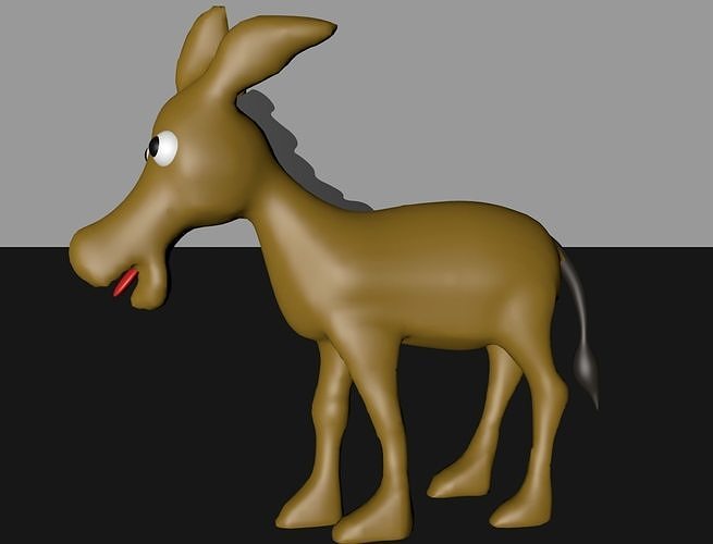 donkey 3D model | CGTrader