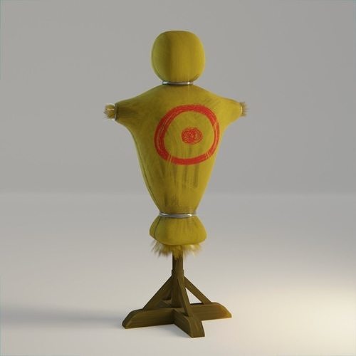 3D model Medieval Training Dummy VR / AR / low-poly | CGTrader