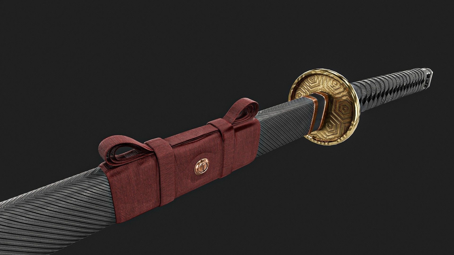 3D model Ninja Sword VR / AR / low-poly | CGTrader