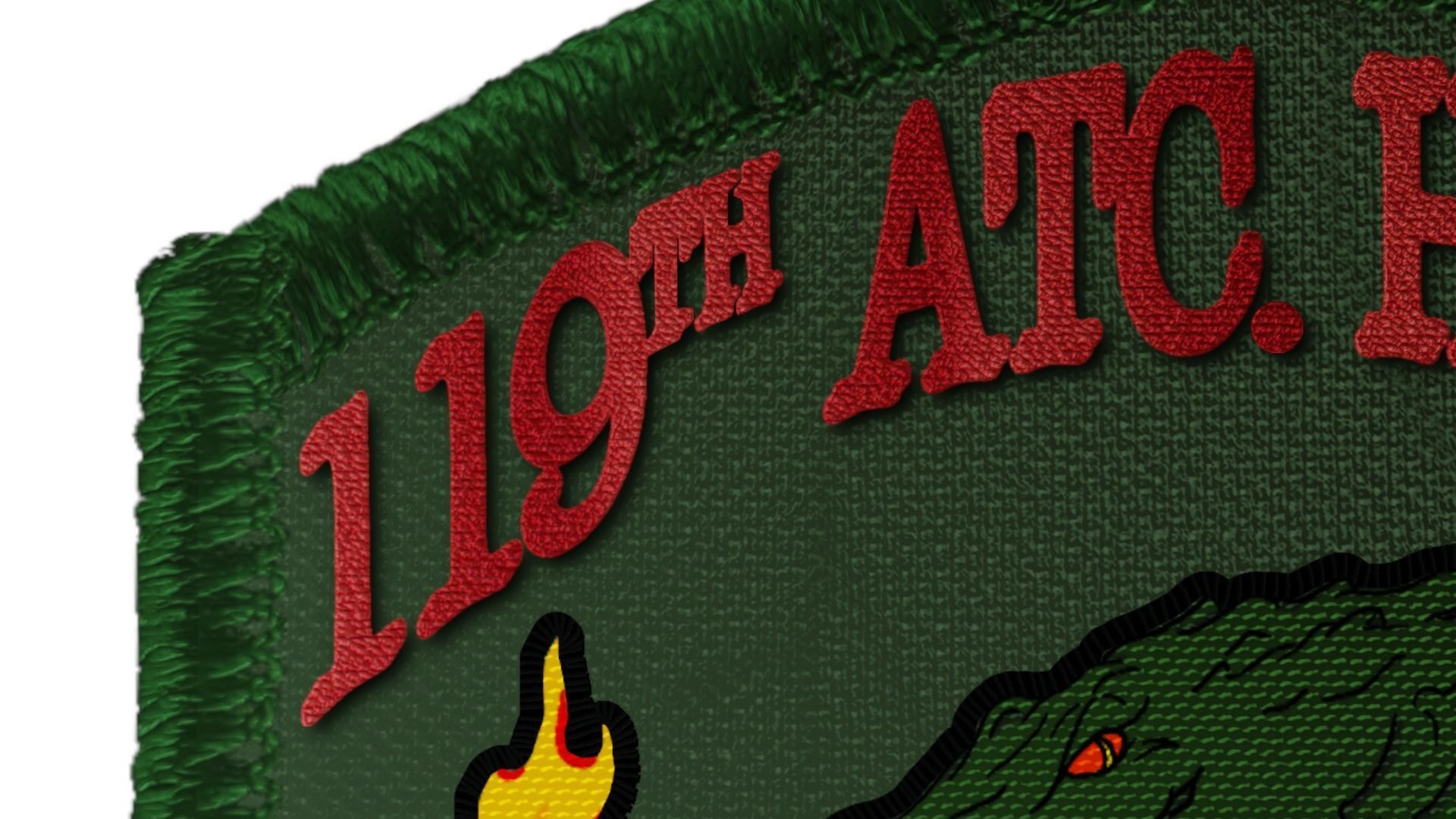 Patch alligator with gun on 3D model | CGTrader