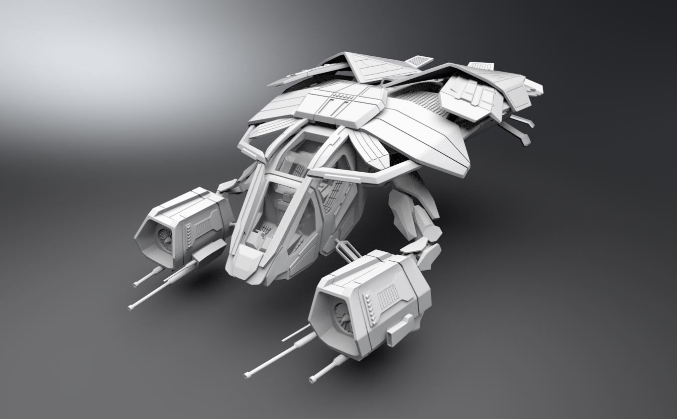 The Bat Copter scale model 3D model 3D printable | CGTrader