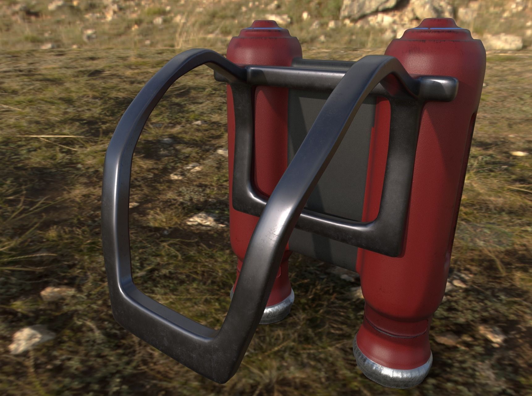 Jetpack man in futuristic suit 3D model | CGTrader