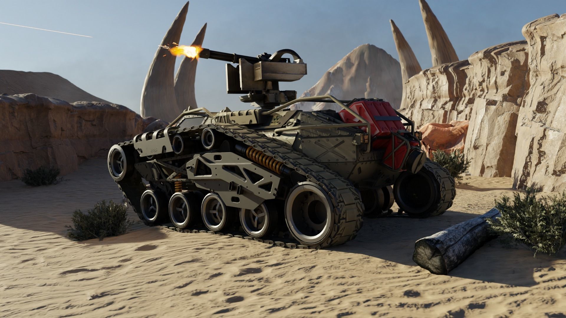 Sci-fi Tank Ripsaw 3D model rigged | CGTrader