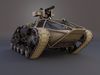 Sci-fi Tank Ripsaw 3D model rigged | CGTrader
