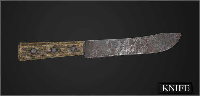 3D model Knife VR / AR / low-poly | CGTrader
