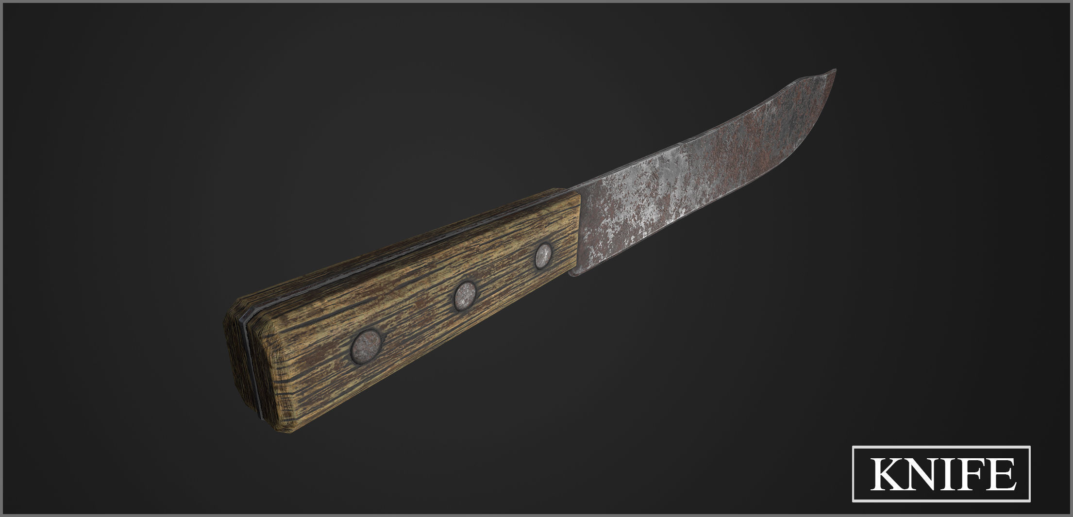 3D model Knife VR / AR / low-poly | CGTrader