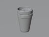 3D model Lean Double Cup with 4K Textures VR / AR / low-poly | CGTrader
