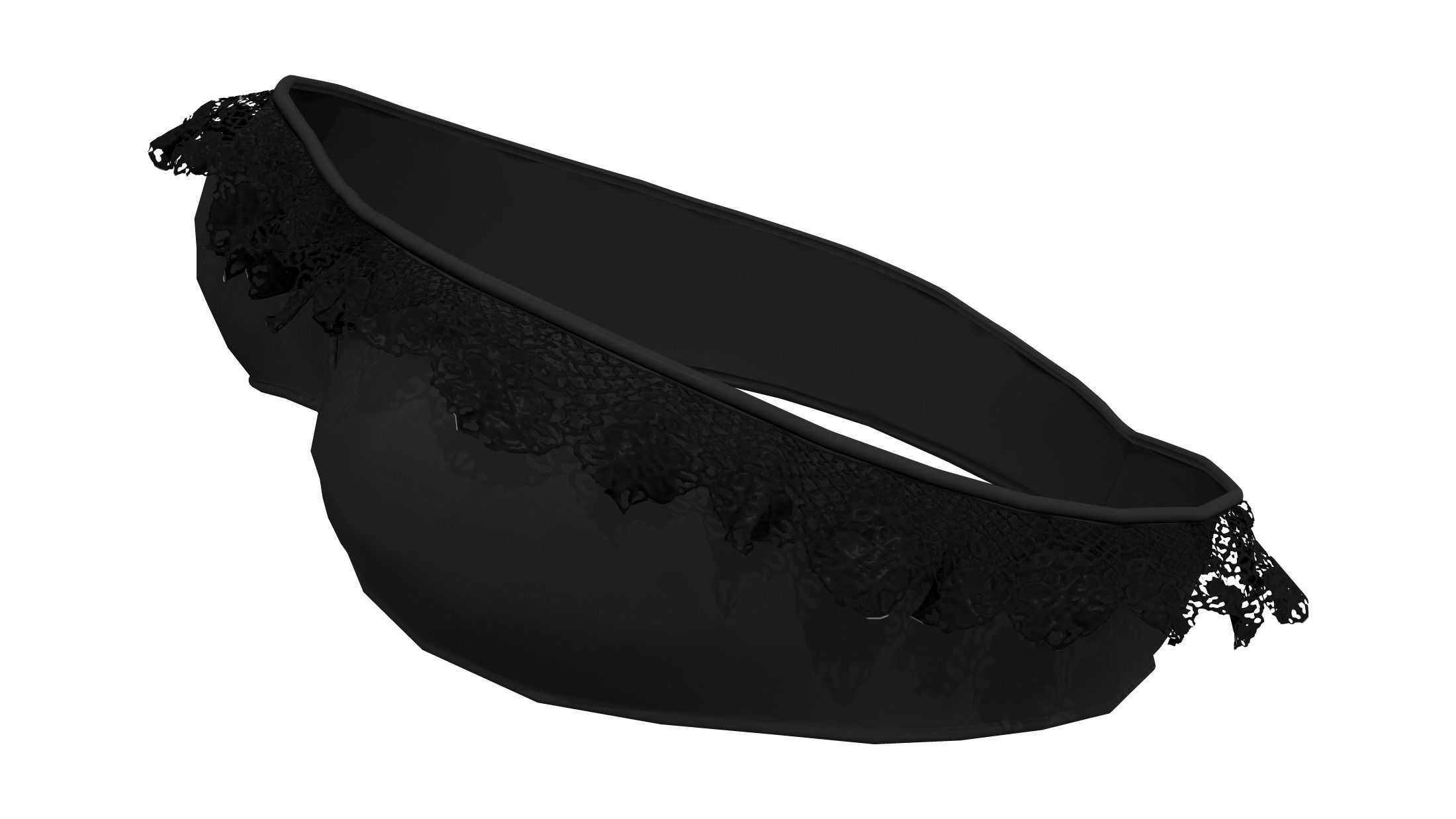 3D model Lace Trim Bralet Top VR / AR / low-poly | CGTrader