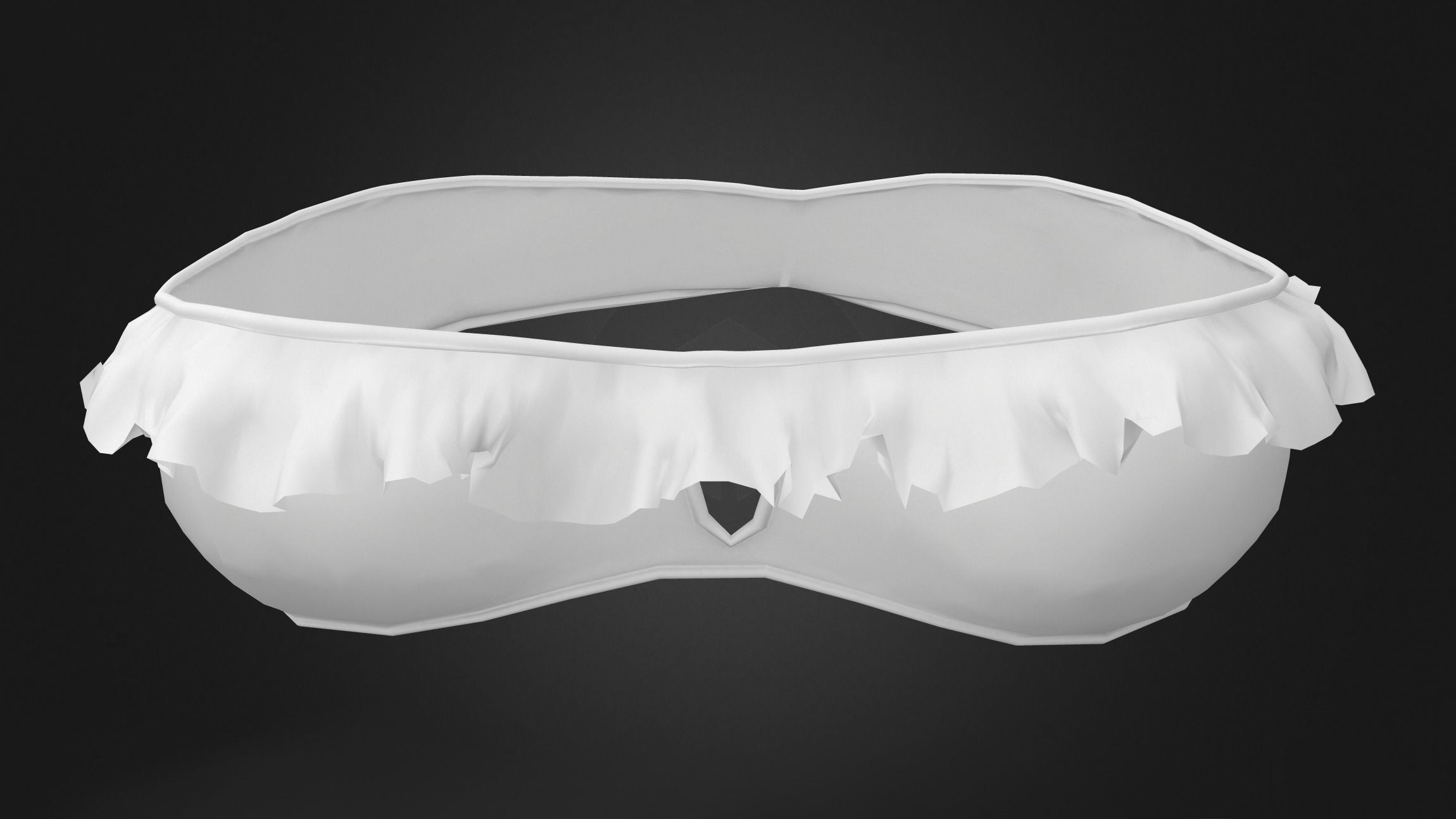 3D model Lace Trim Bralet Top VR / AR / low-poly | CGTrader