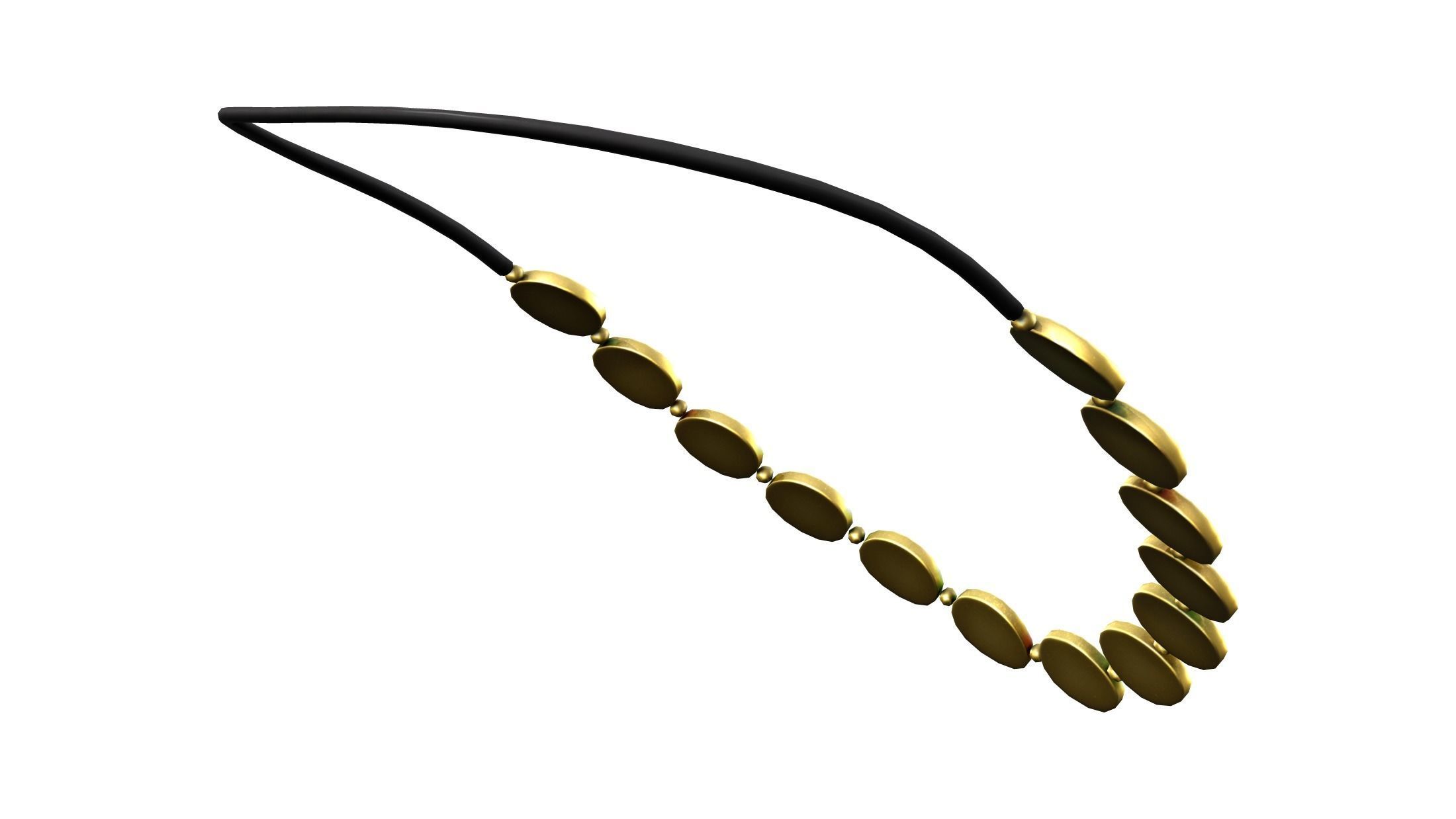 3D model Colorful Gem Stones Necklace VR / AR / low-poly | CGTrader