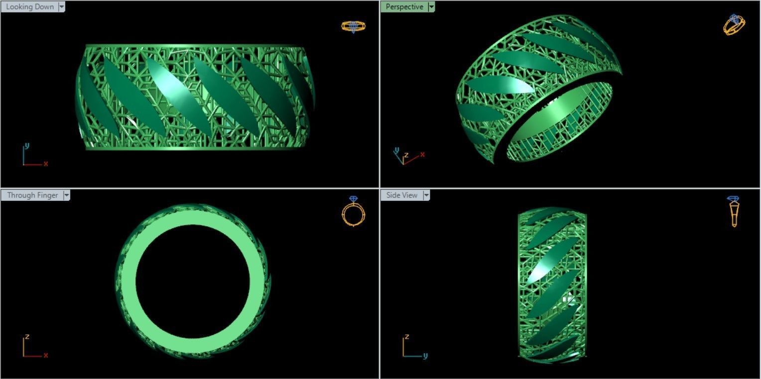 TURKISH BANDS 3D model 3D printable | CGTrader