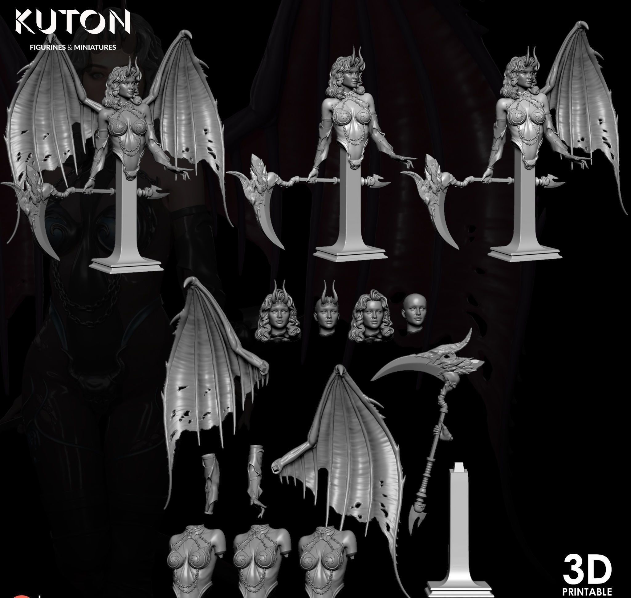 Liza - KUTON 3D model 3D printable | CGTrader