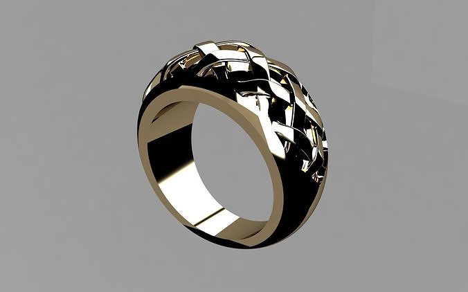 3D print model gold ring 3D model 3D printable | CGTrader