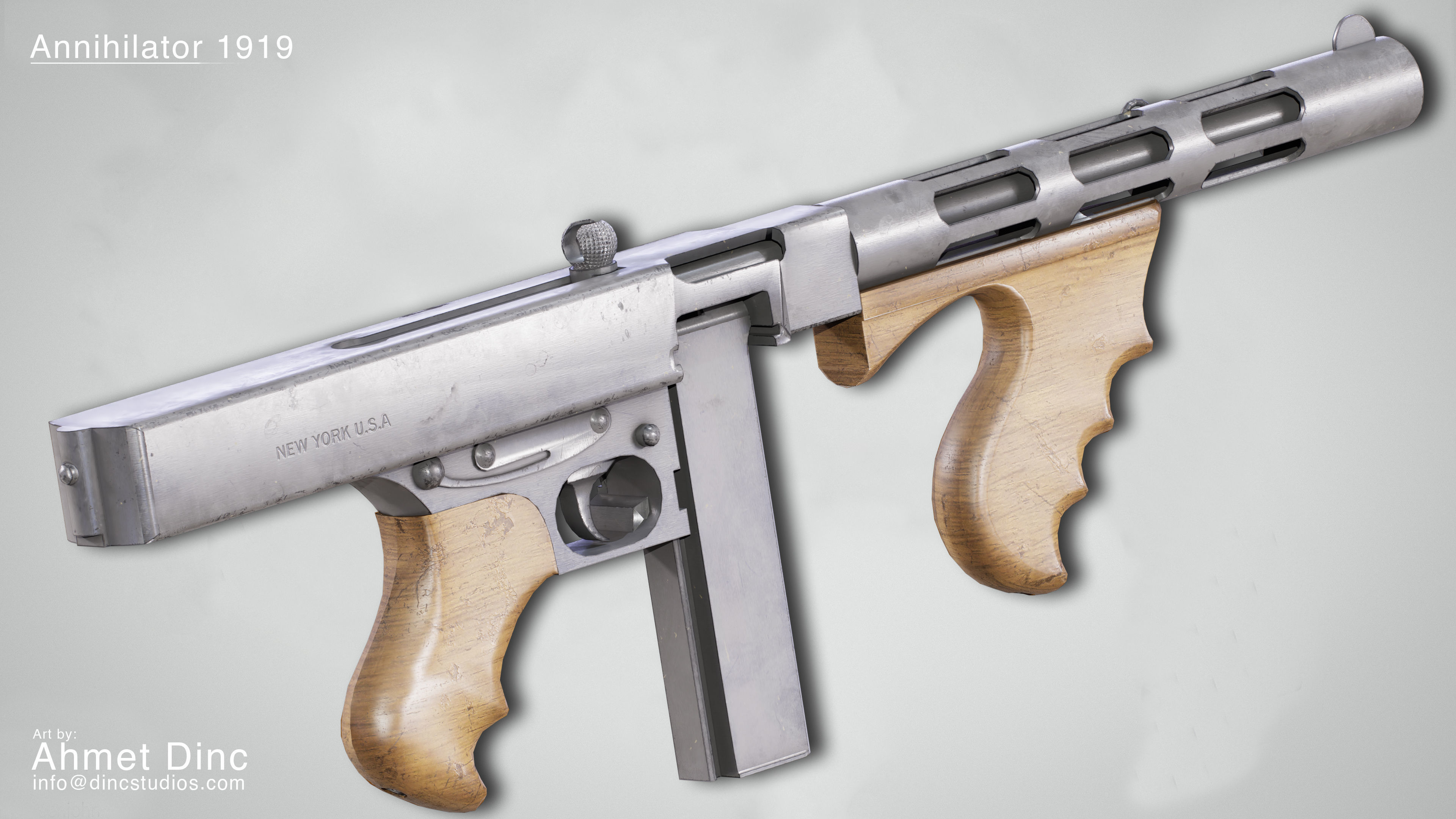 3D model Annihilator 1919 VR / AR / low-poly | CGTrader