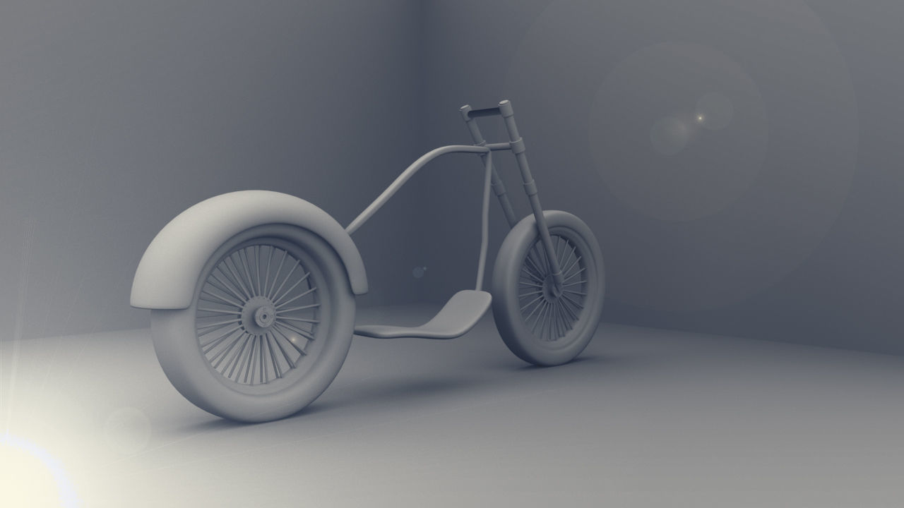 3D model stylized motorcycle VR / AR / low-poly | CGTrader