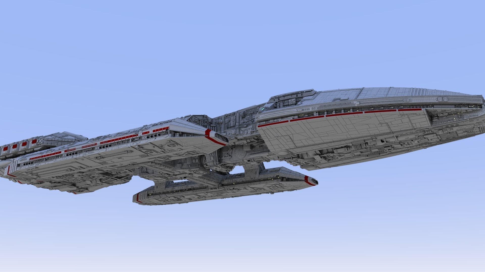 Battlestar Galactica 3D model | CGTrader