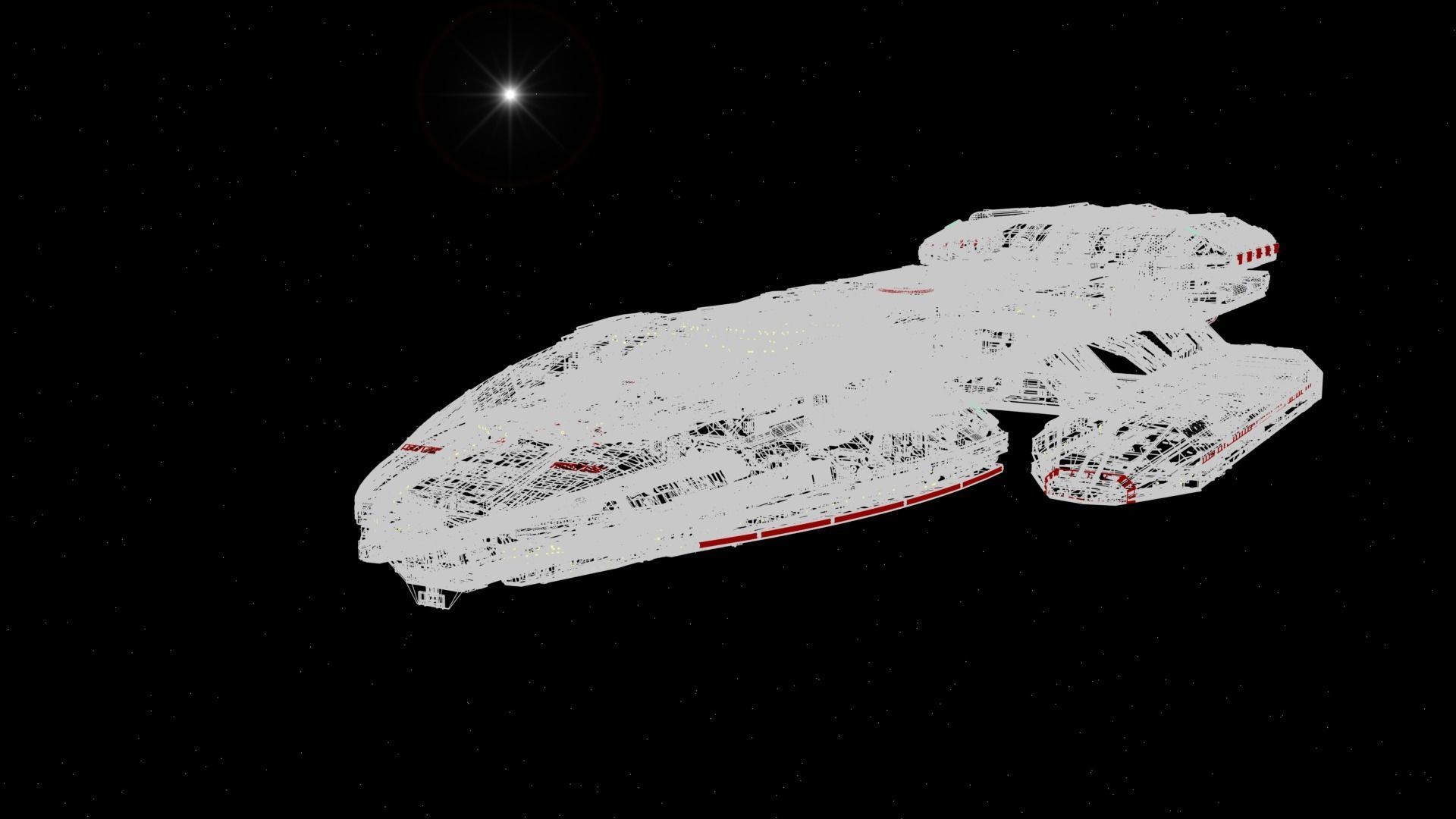 Battlestar Galactica 3D model | CGTrader