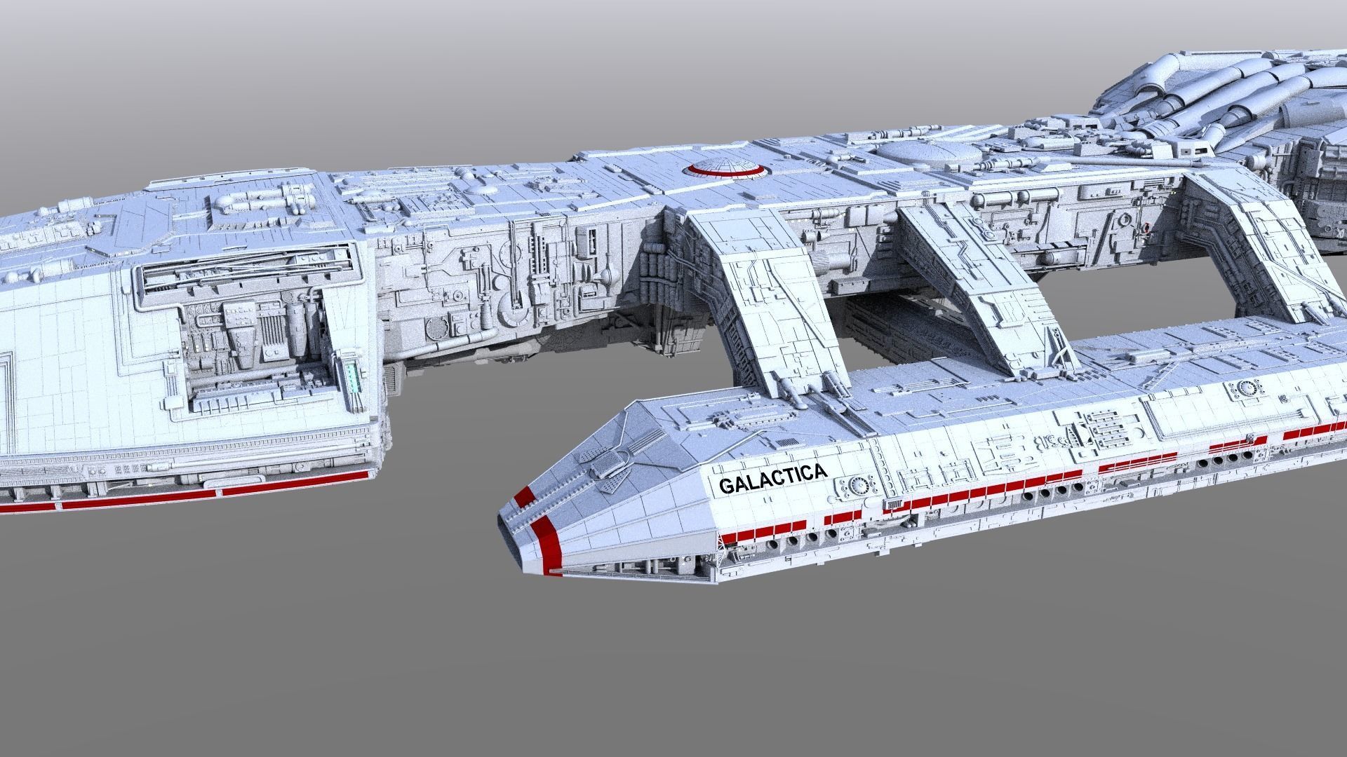 Battlestar Galactica 3D model | CGTrader