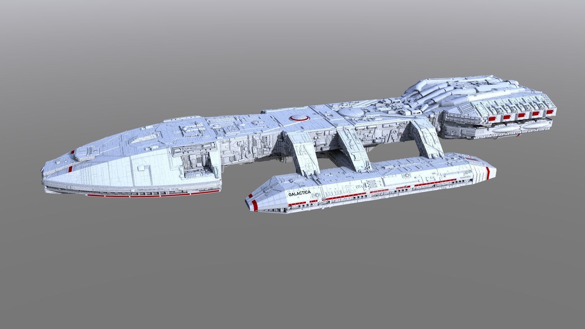Battlestar Galactica 3D model | CGTrader
